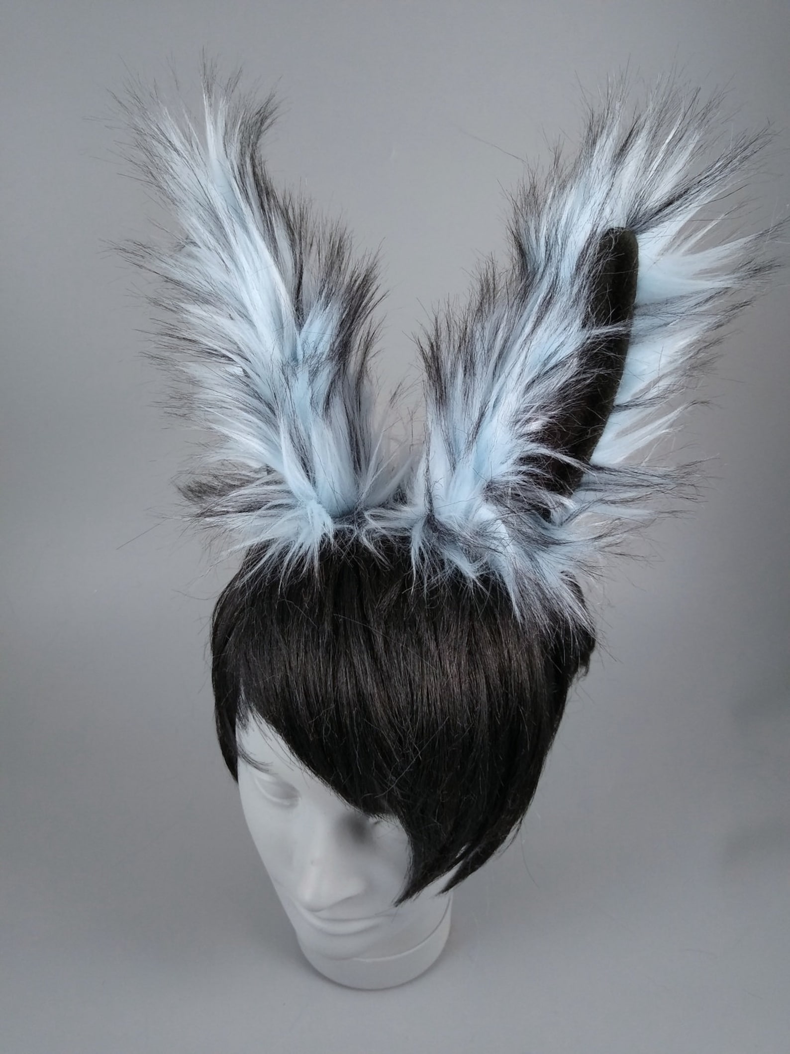 Ice Blue Bunny Ears and Tail Rabbit Ears and Tail - Etsy
