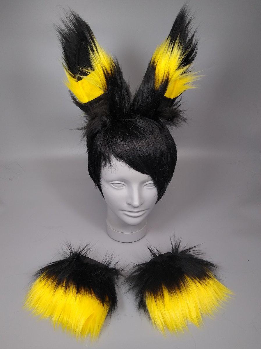 Umbreon Ears and Umbreon Tail - Pokemon Costume - Cosplay - Furry ...