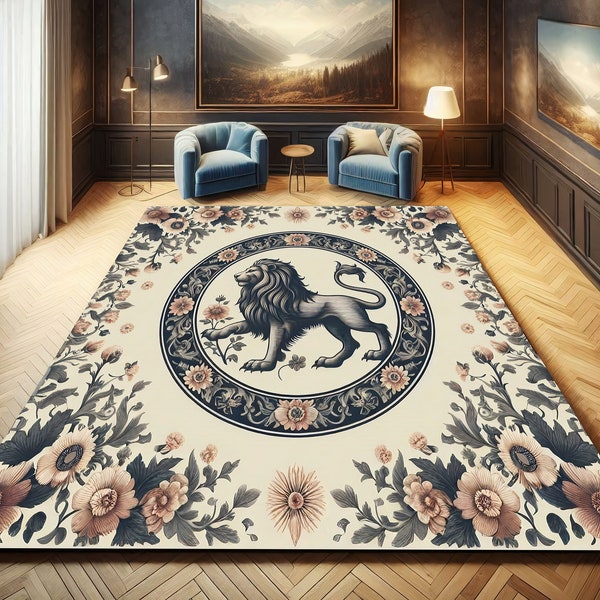 Lion Rug - Etsy