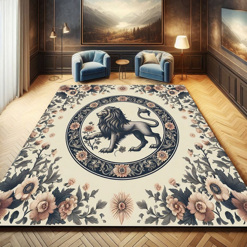 Lion Rug - Etsy