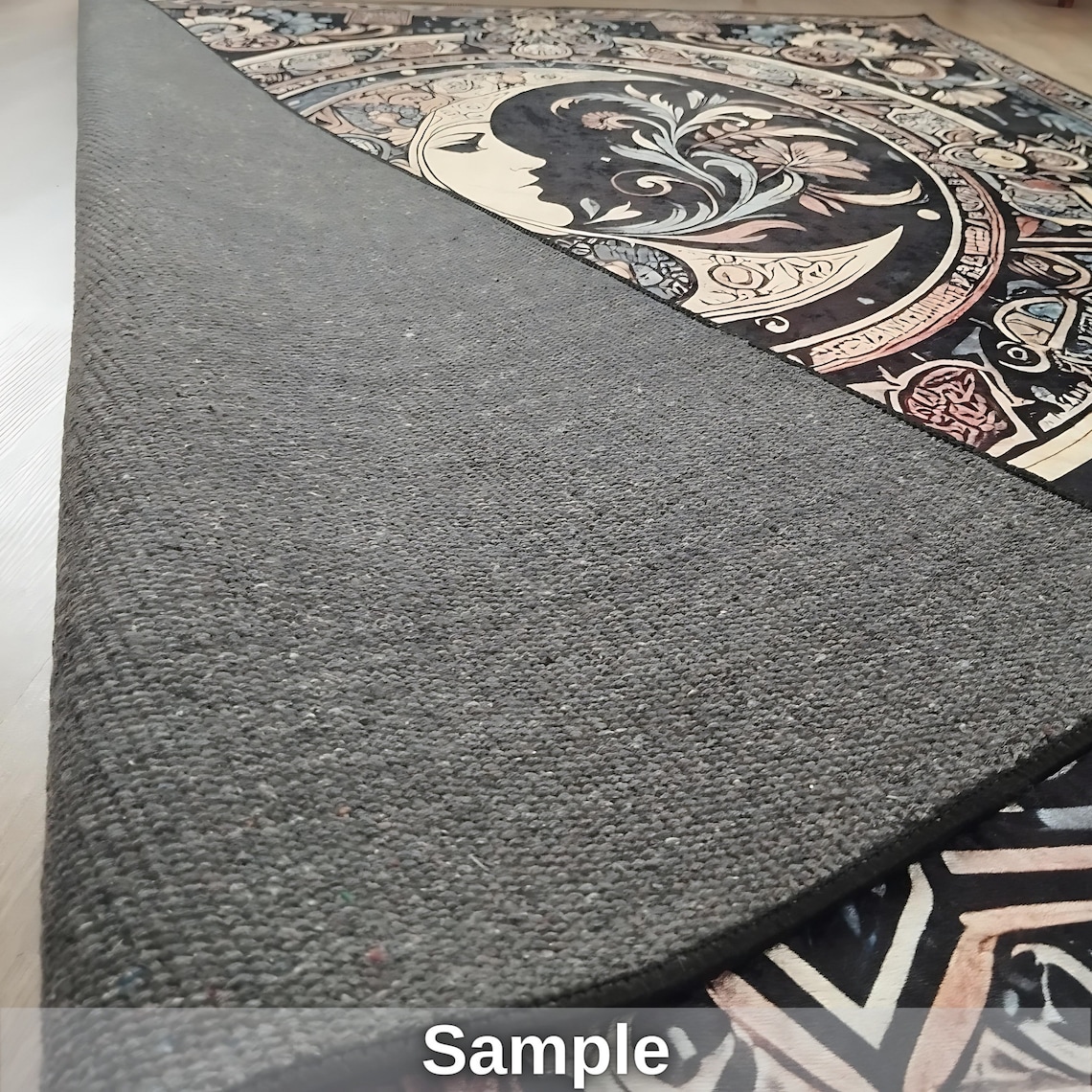 Art Artwork Rug, Modern Art Rug, Entryway Rug, Office Decor Rug, Lobby ...