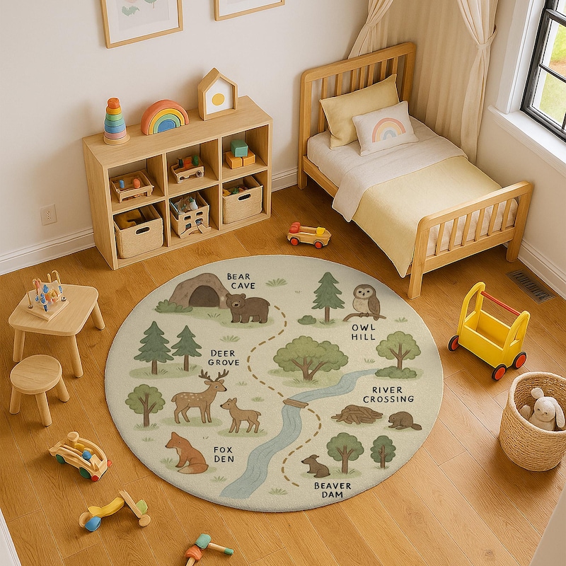 Woodland Rug - Etsy