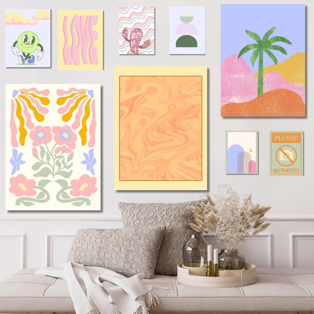 Digital Printable Posters Set, 20 High-quality 18x24 Art Prints for ...