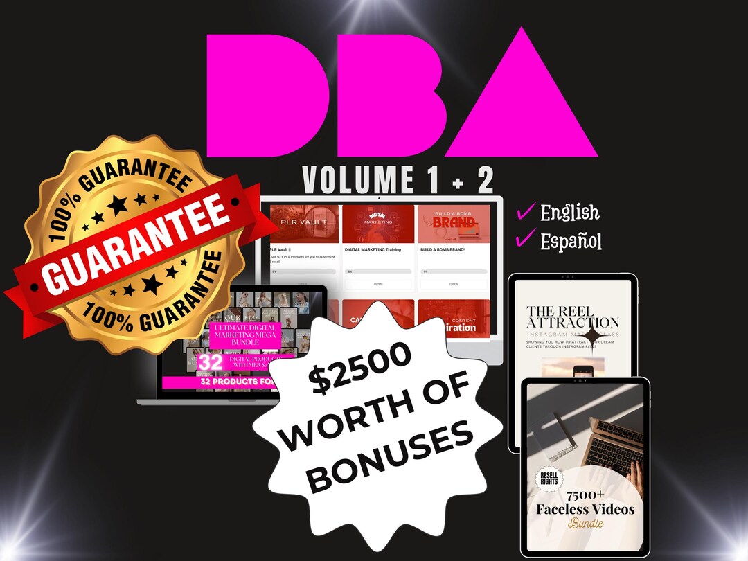 DBA Digital Boss Academy - DBA Vol 1+2 Mrr DBA Full Course Dba Digital ...