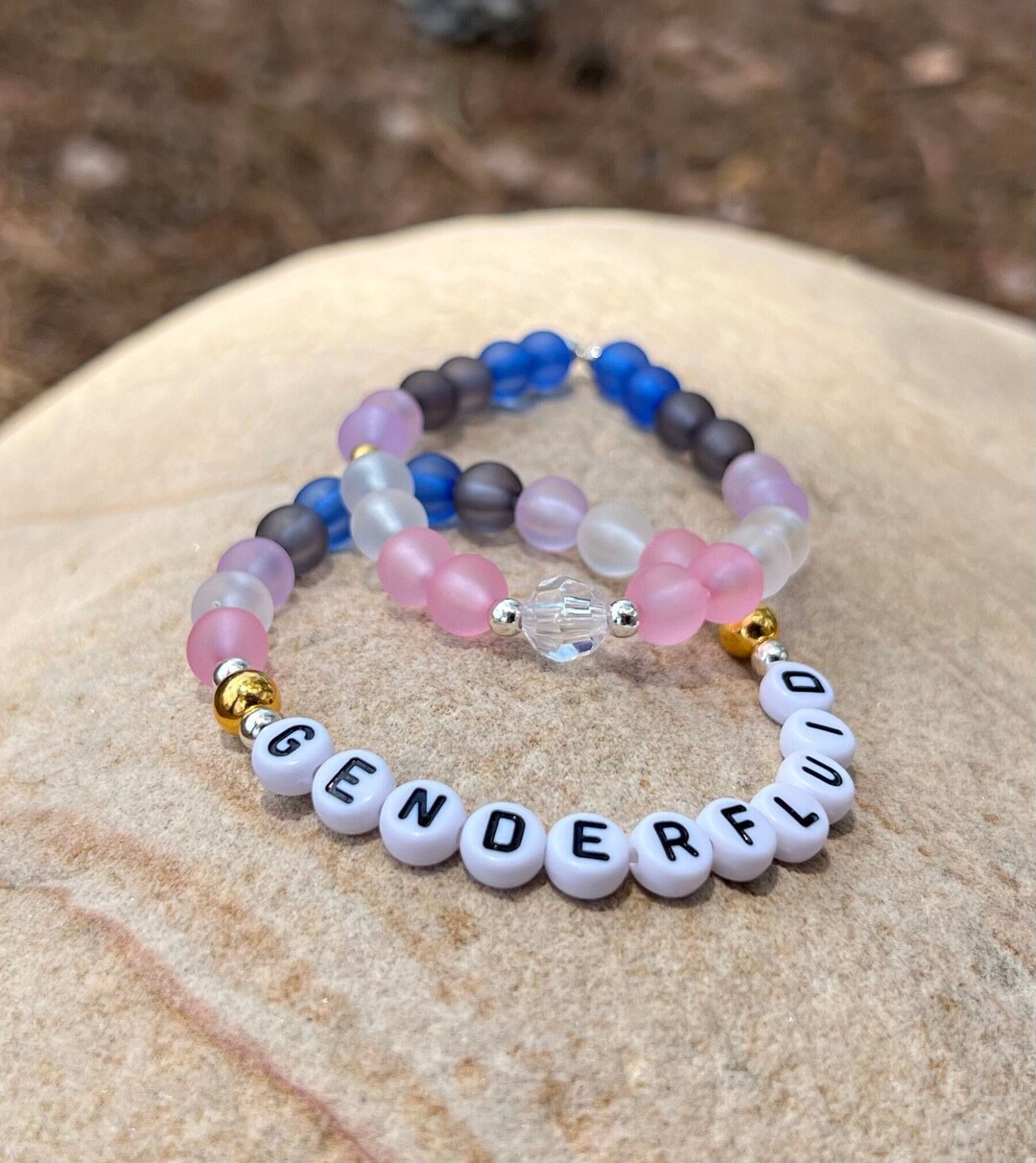 Genderfluid Pride Flag Bracelet - Etsy