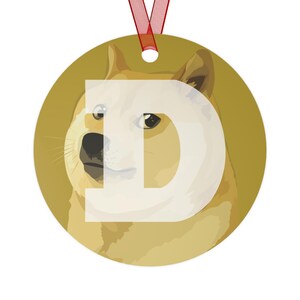 LIMITED SPECIAL OFFER: Dogecoin Metal Ornament, Dogecoin Gold Coin ...