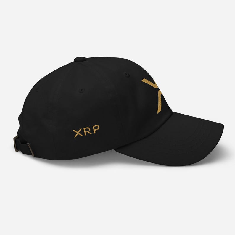 Xrp Ripple Cap Golden Logo Embroidery Xrp Cap Baseball Cap Flexfit