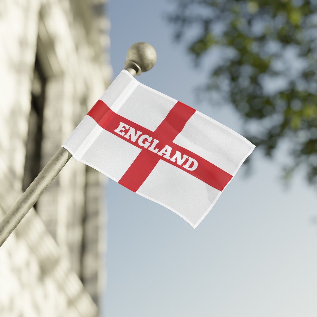 England Flag, St George's Cross for the Euro's - Etsy