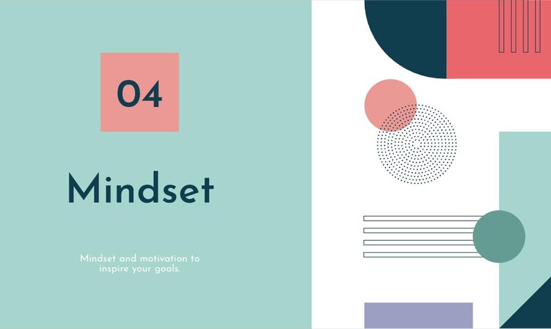 Digital Vision Board Template, Editable Google Slides Manifestation ...