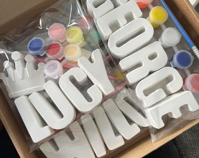 Personalised Names, Party Favour, Personalised Box, Personalised Paint ...