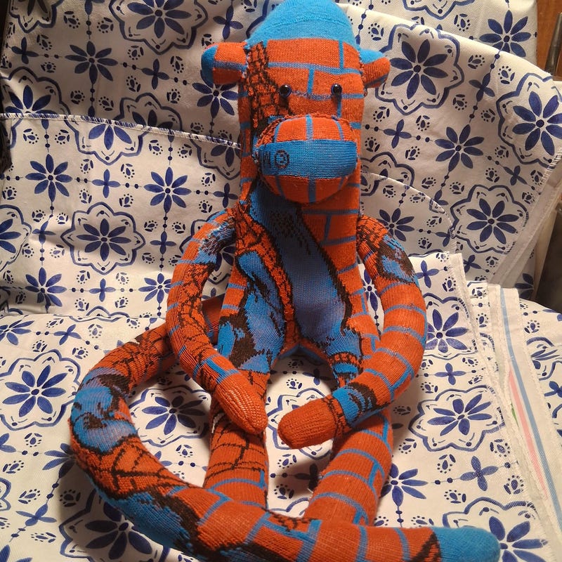 Spiderman Monkey - Etsy
