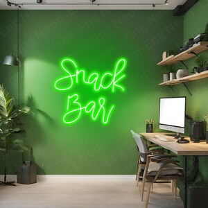 Snack Bar Neon Sign, Christmas Gift, Snack Neon Sign, Custom Neon Sign ...