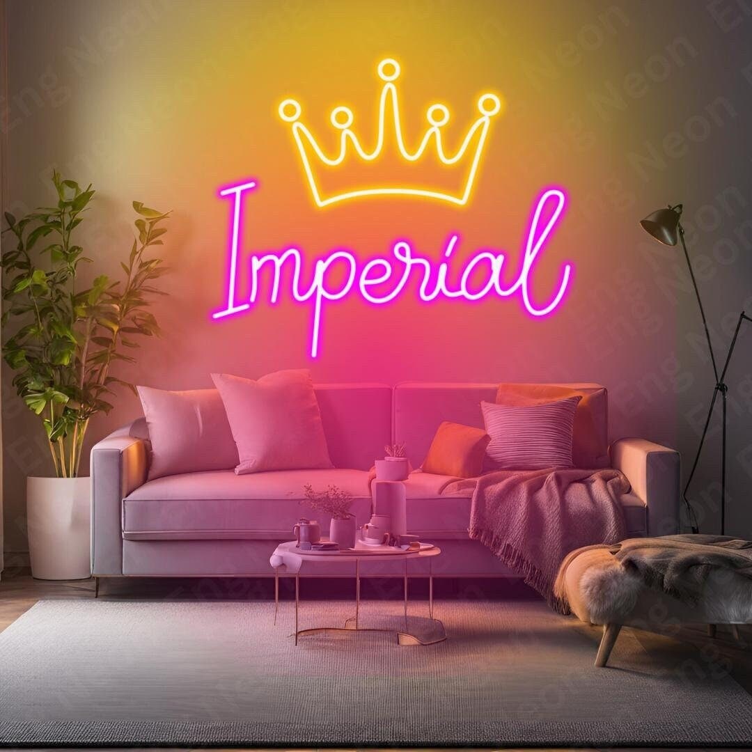 Crown Neon Sign, King Crown Led Sign, Christmas Gift, Text Sign, Girl ...