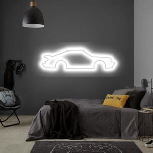 Car Neon Sign, Christmas Gift, Personalized Gift for Her, Garage Wall ...