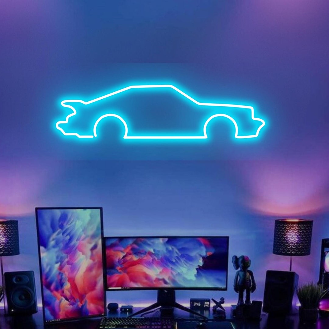 Car Neon Sign, Christmas Gift, Personalized Gift for Her, Garage Wall ...