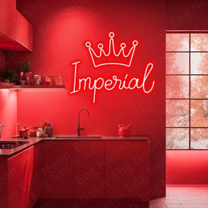 Crown Neon Sign, King Crown Led Sign, Christmas Gift, Text Sign, Girl ...