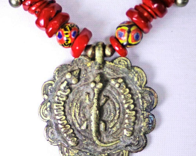 Vintage West African Tribal Amulet Snakes & Lizard - Etsy