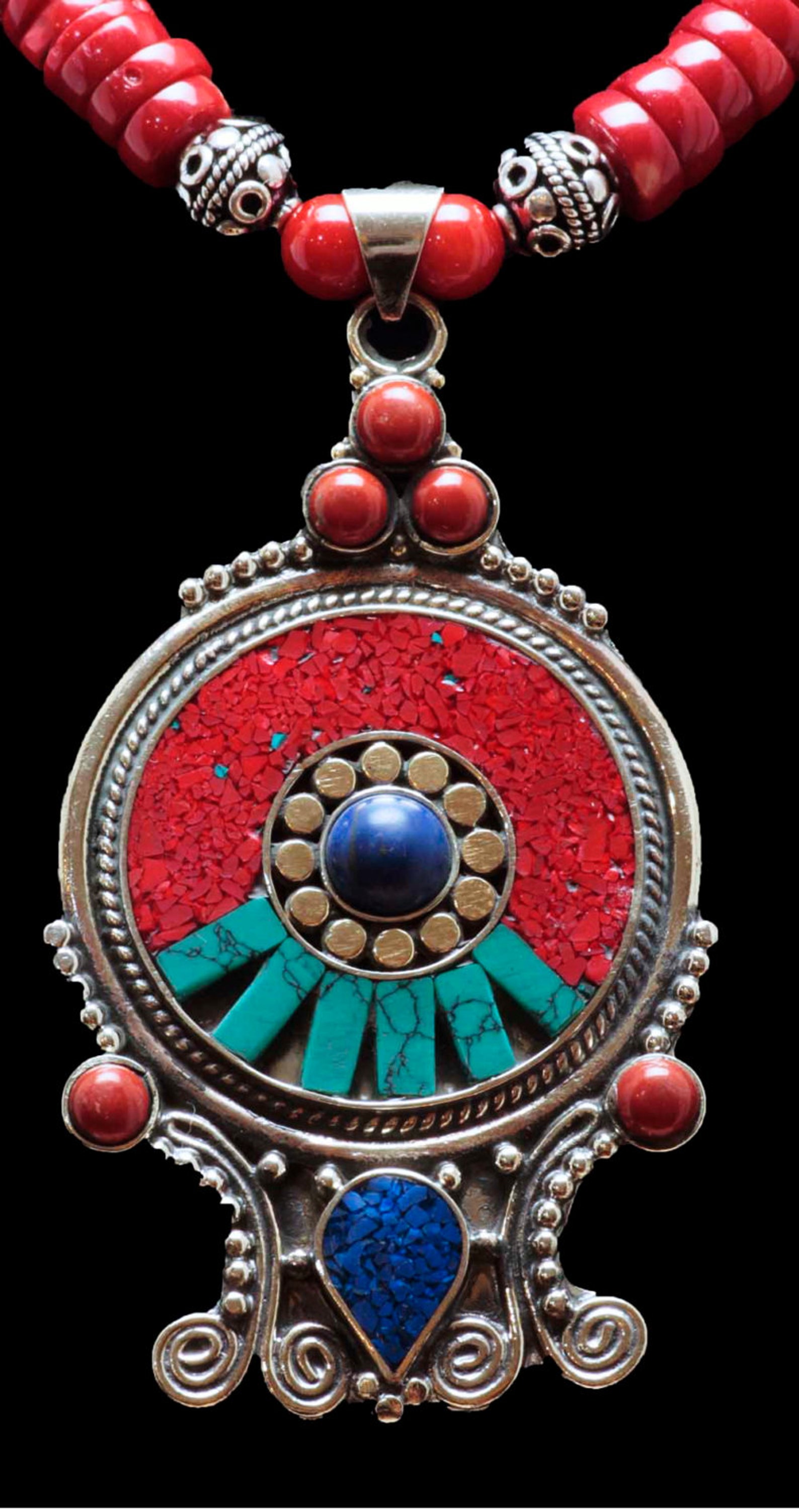 Nepali Sun and Rain Necklace | Etsy