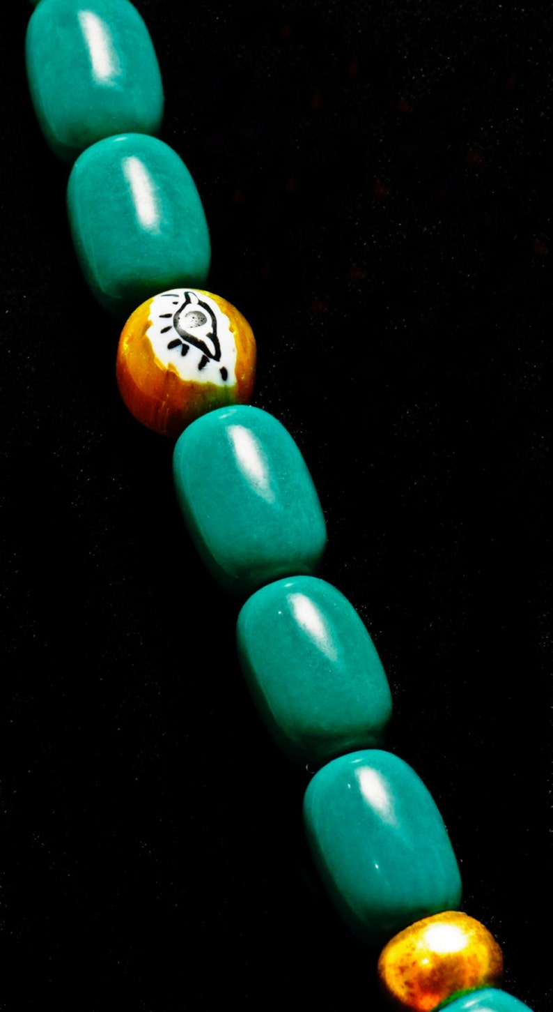 Antique Rajasthani Gypsy Pendant W/ Turquoise & Evil Eye - Etsy