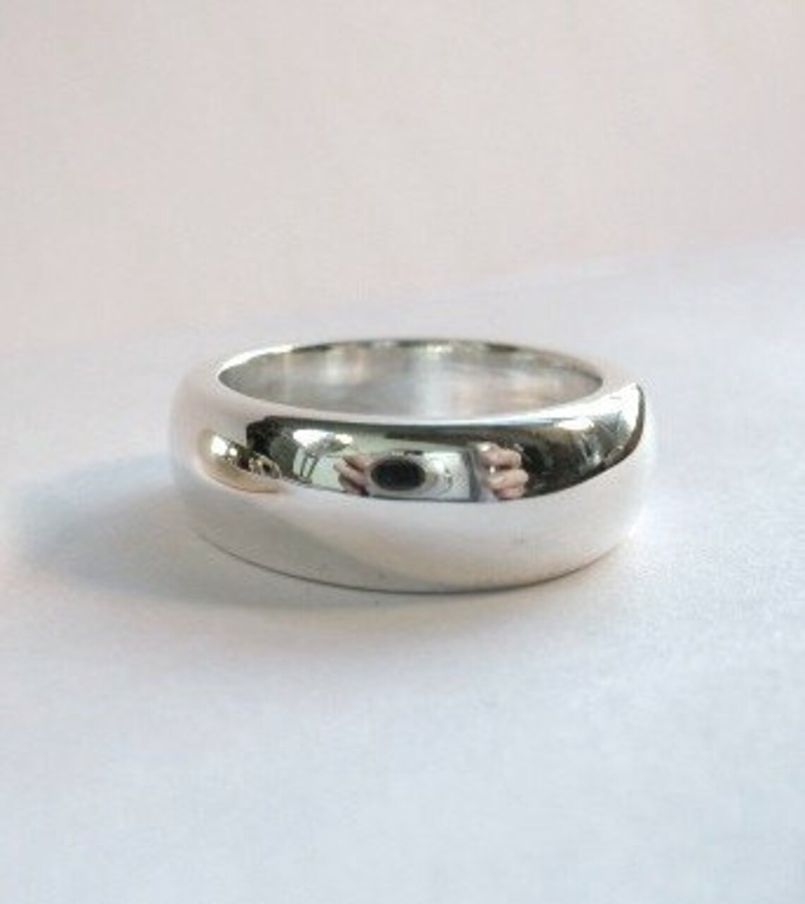 Big Sterling Silver Band - Etsy