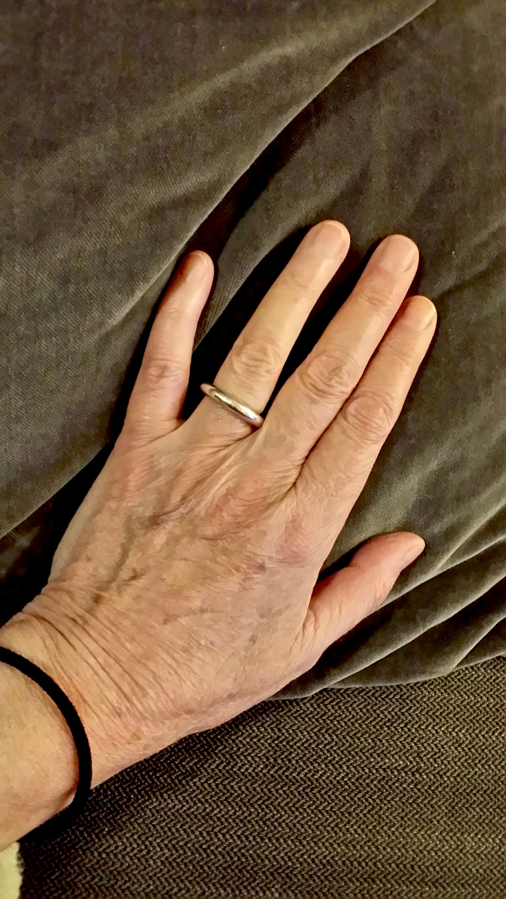 Big Round Silver Ring - Etsy