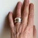 Super Big Silver Band Ring - Etsy