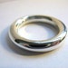 Big Round Silver Ring - Etsy