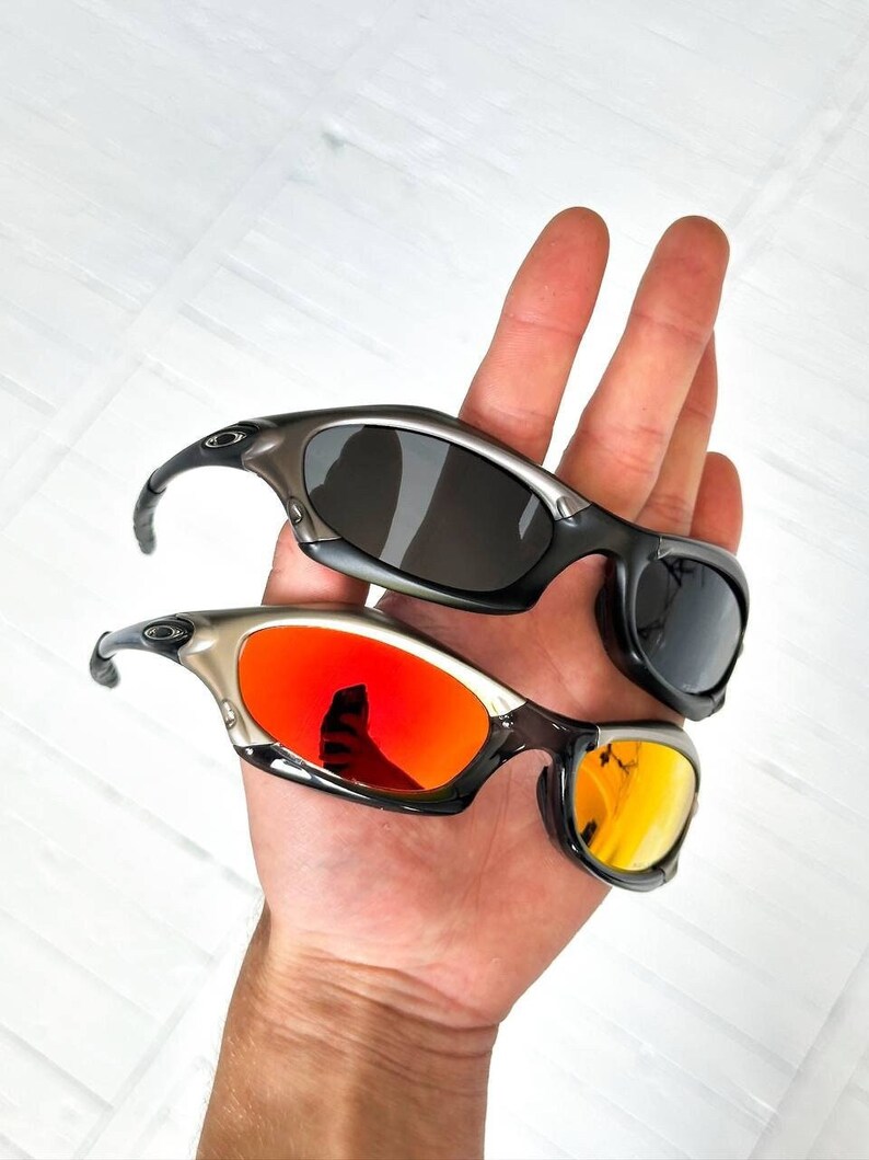 Vintage Sunglasses Oakley Splice Red Juliet X Metal Black Plate Penny ...