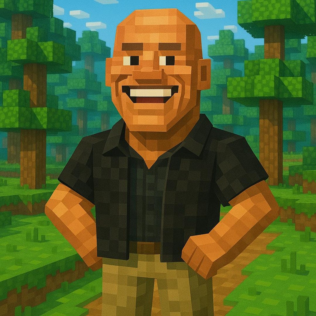 Custom Minecraft Portrait From Photo, Personalized Gamer Gift, Digital ...