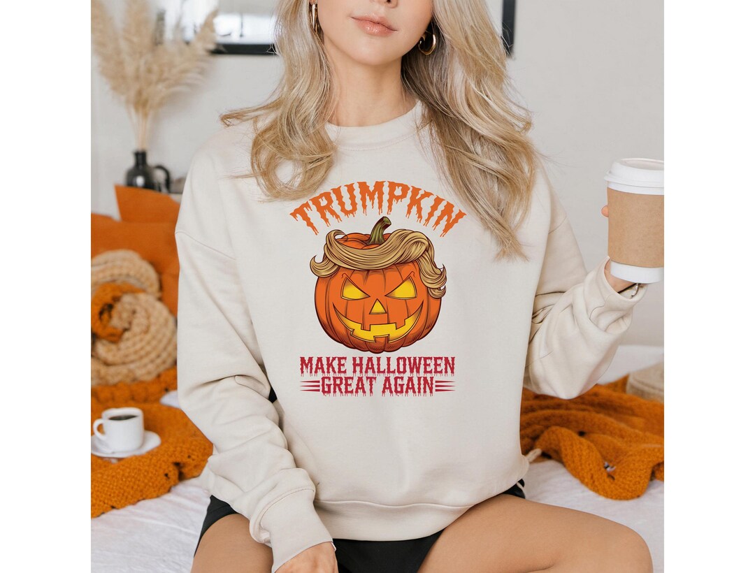 Trumpkin Halloween PNG, Funny Political Pumpkin Design (digital ...