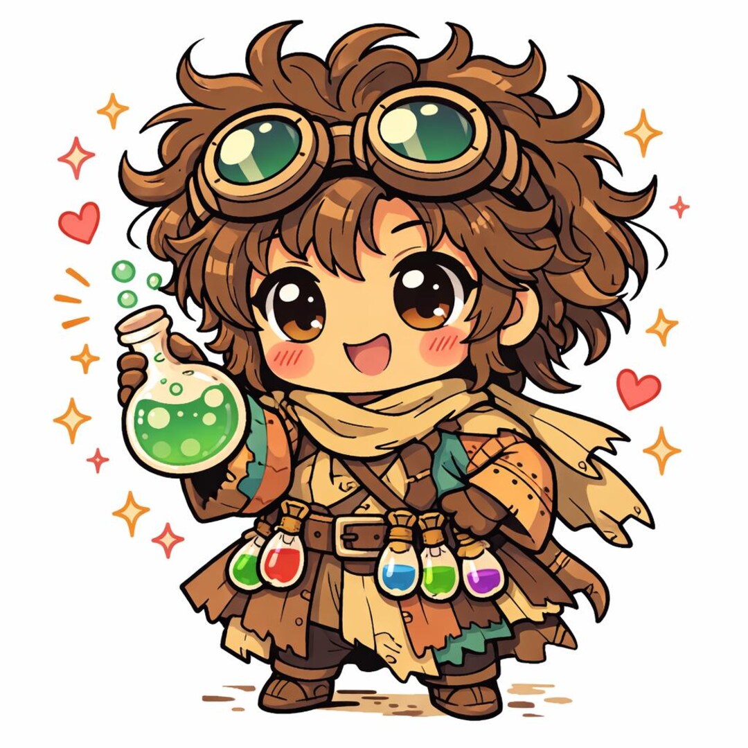 Custom Chibi DND Portrait, Anime RPG Character Art (digital) - Etsy