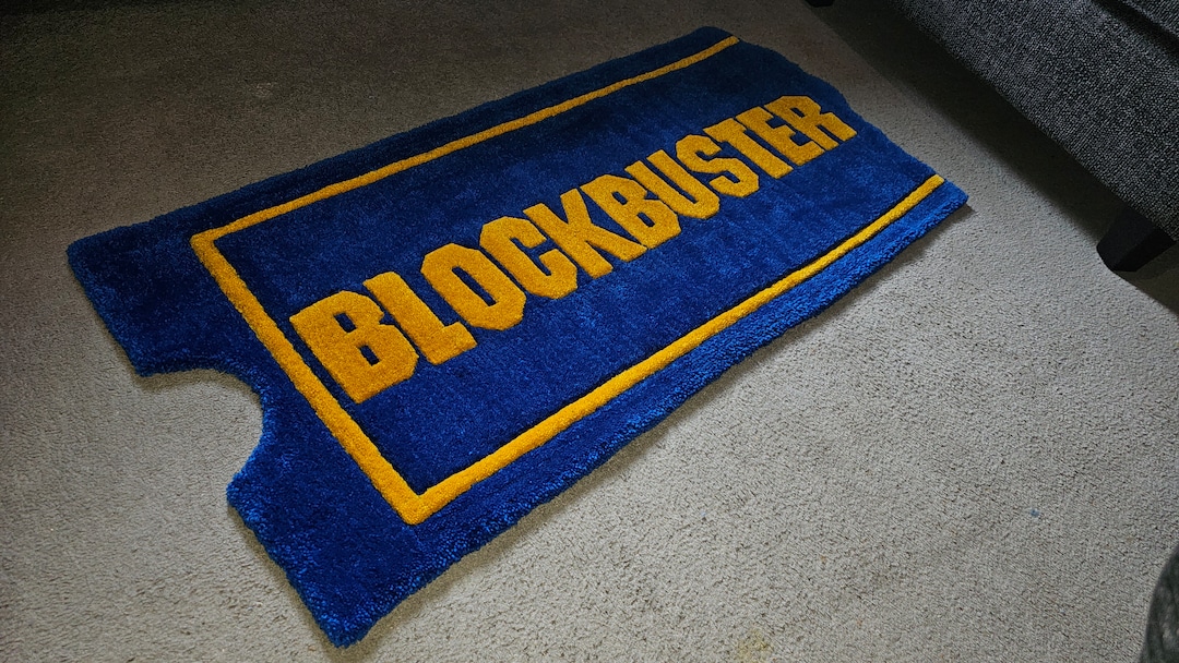 BLOCKBUSTER Handmade Tufted Rug - Etsy