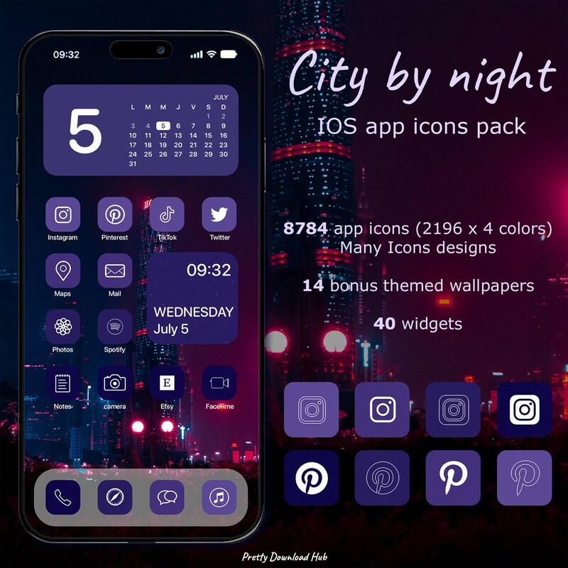 Purple Wallpaper iPhone - Etsy