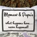 Grandparent Personalized Gift Mother's Day Father's - Etsy