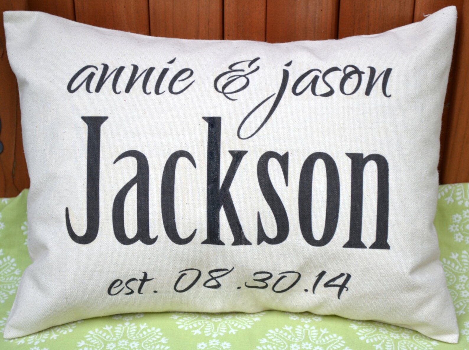 Personalized Pillow, Wedding Pillow, Couples Pillow, Wedding Pillow ...