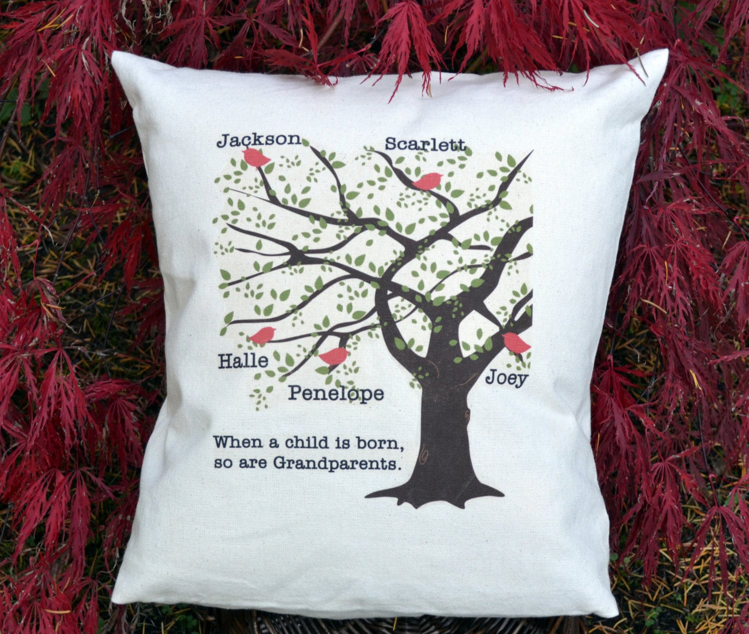 Grandparents Gift Mothers Day Grandchildren Family Tree | Etsy