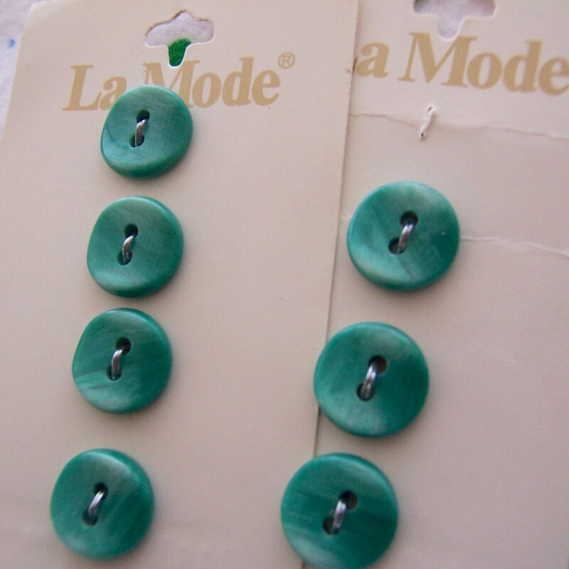 Teal Buttons - Etsy