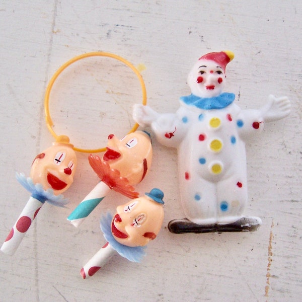 Clown Cake Toppers - Etsy