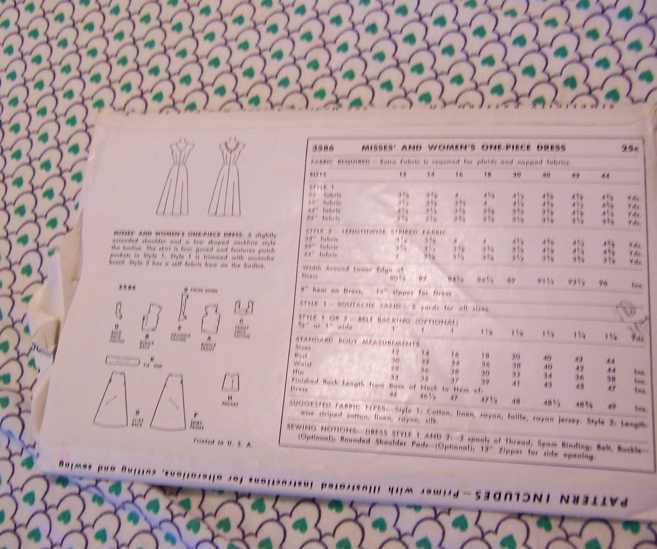 Pattern / Simplicity One Piece Dress Pattern - Etsy