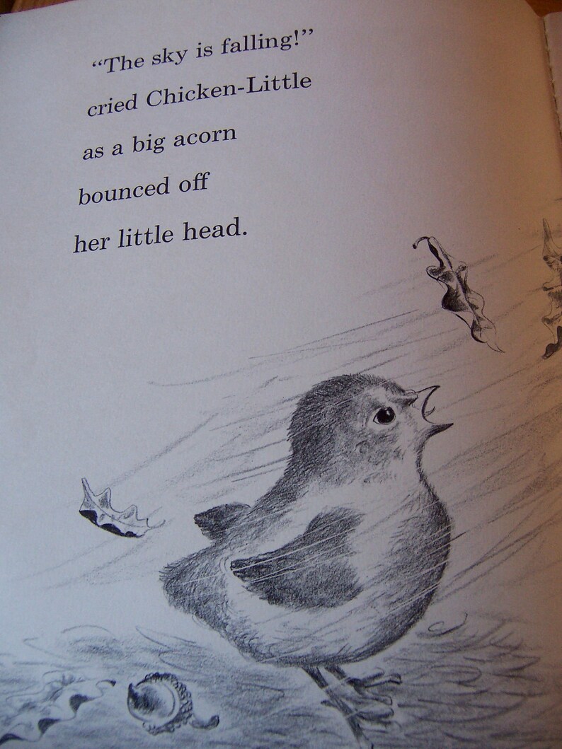 Book / Henny Penny and Chicken Little | Etsy