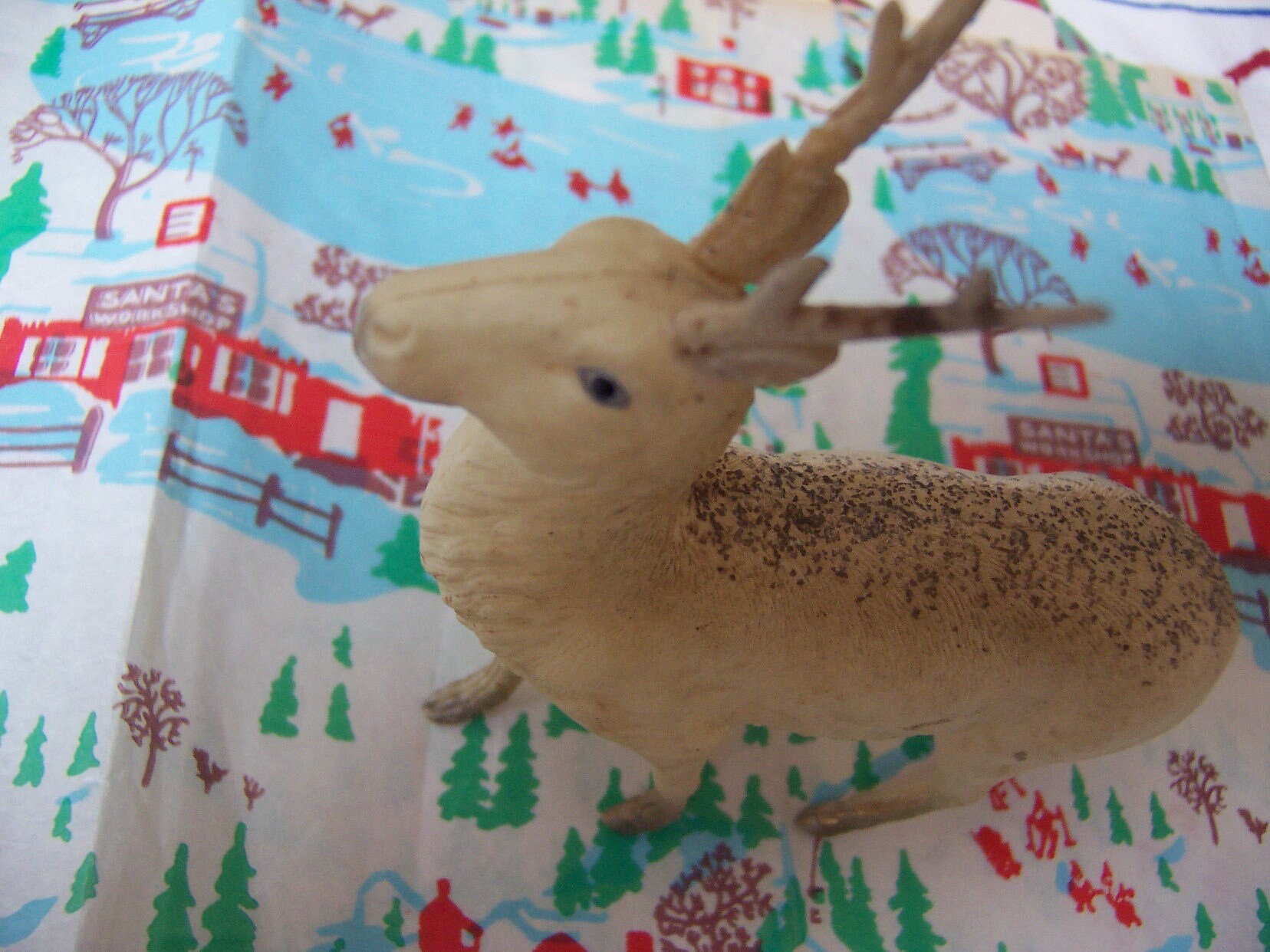 Elk / plastic elk with glitter | Etsy