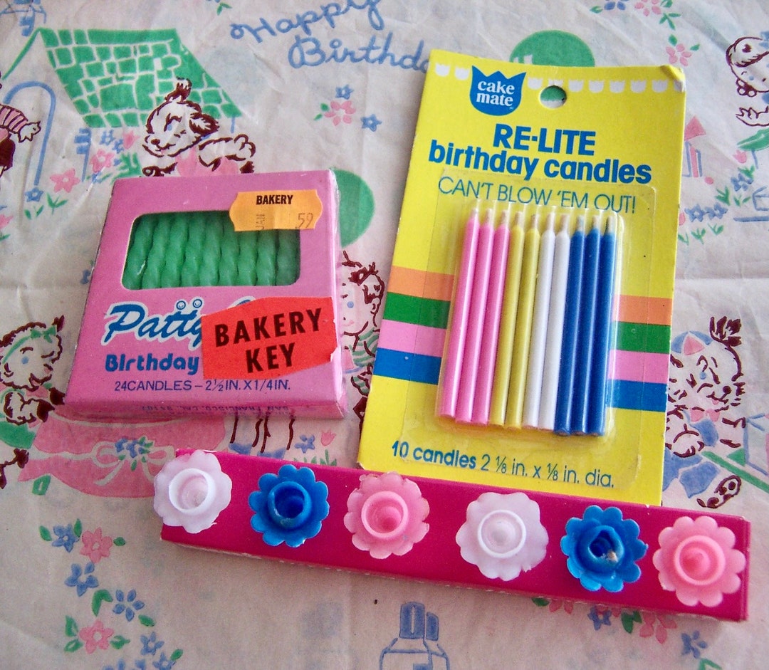 Candles / Cake Toppers Birthday Cake Items - Etsy