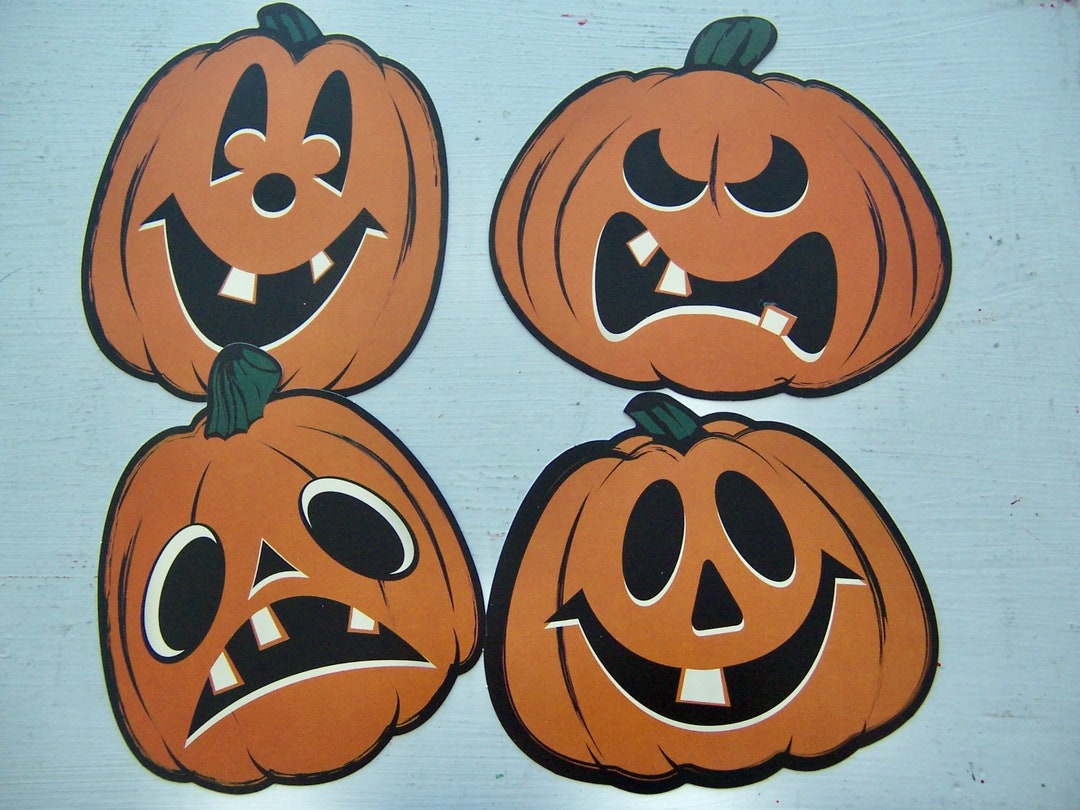 Halloween / Jack O Lantern Cutouts - Etsy
