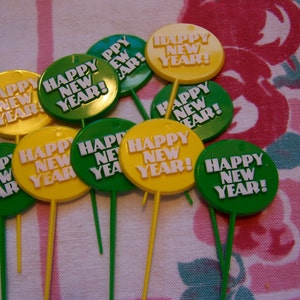 Picks / Happy New Year Party Picks - Etsy