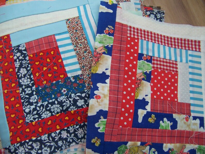 Quilt Pieces / Hand Stitched Quilt Pieces - Etsy