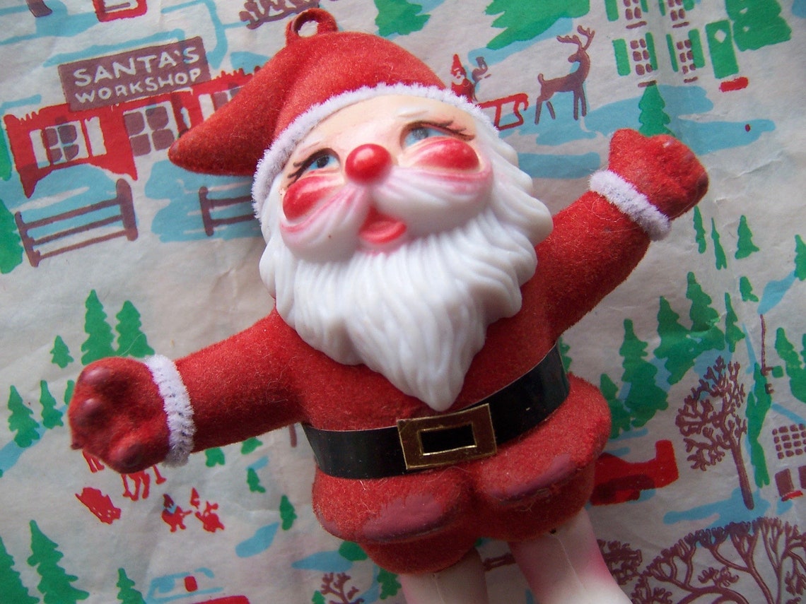 Santa / Vintage Rosy Cheeks Santa - Etsy