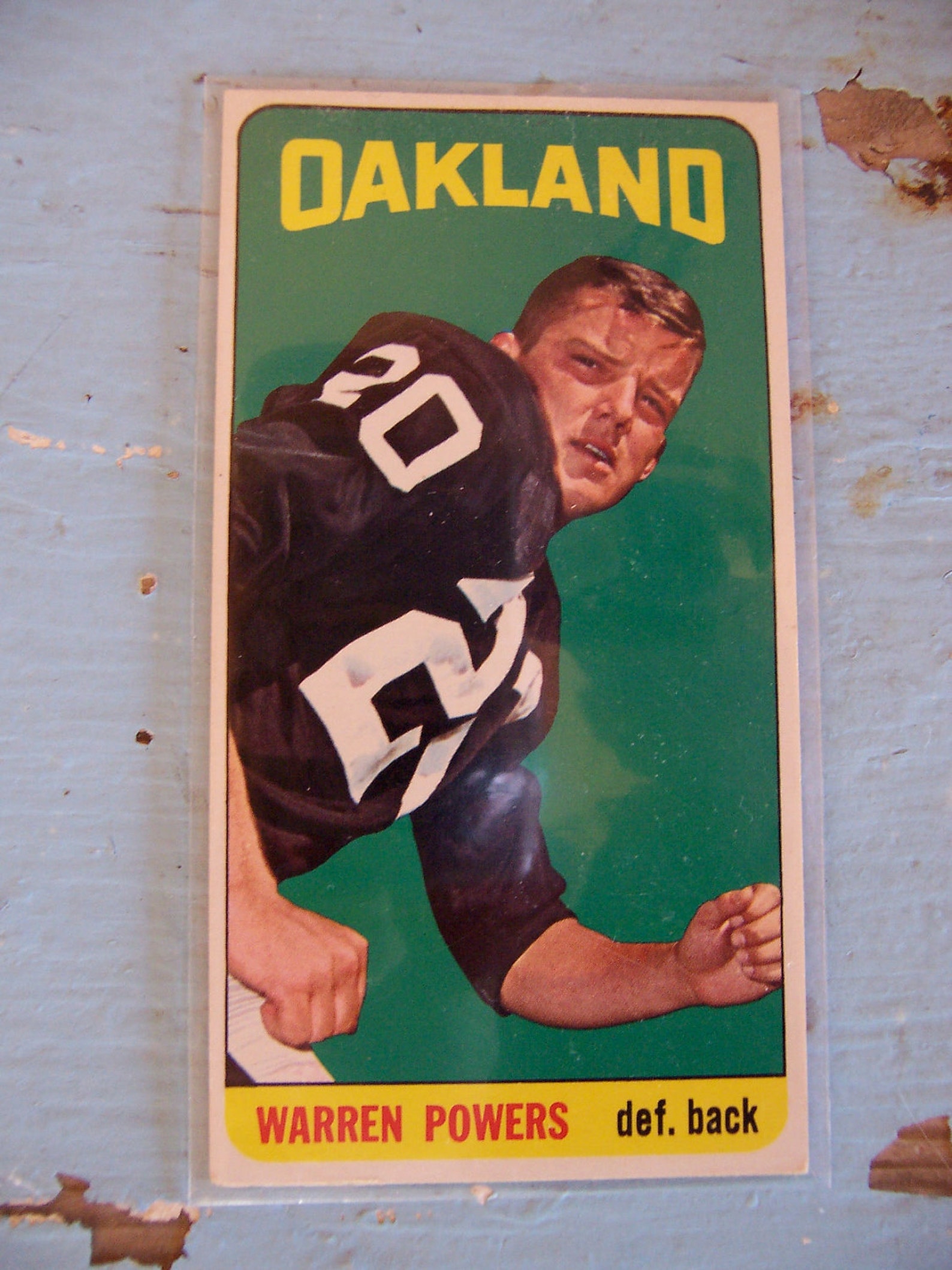 Football Card / 1965 Warren Powers - Etsy