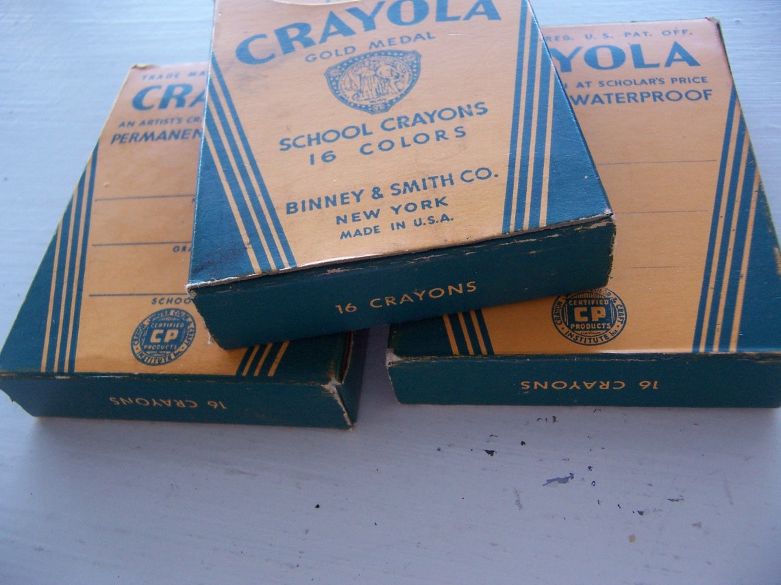 Crayola School Crayons - Etsy