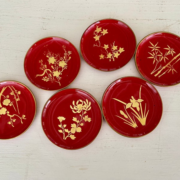 Lacquer Coasters - Etsy