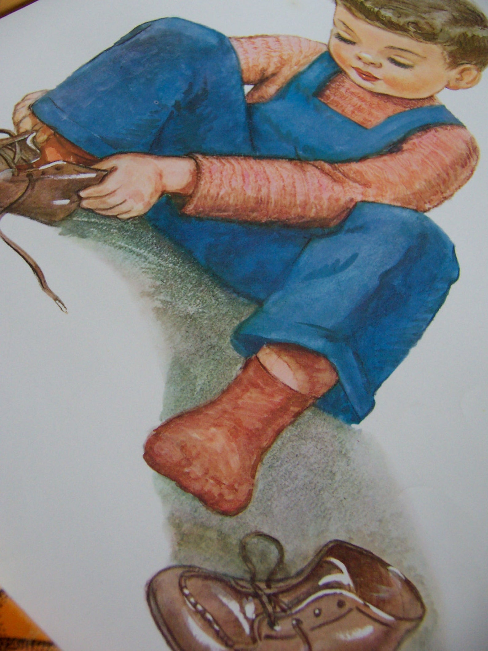 Poster / Little Boy Lithograph Poster - Etsy